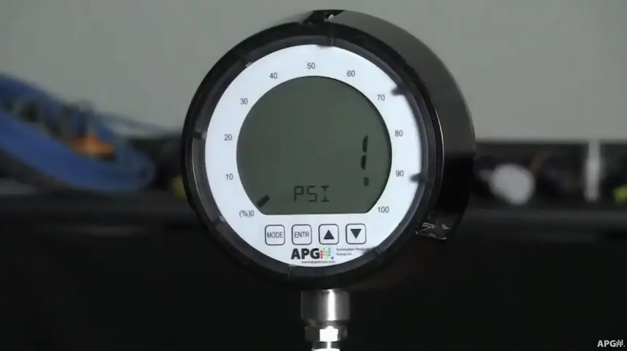 How to Set Up the Bar Graph on the PG10 Digital Pressure Gauge | APG ...